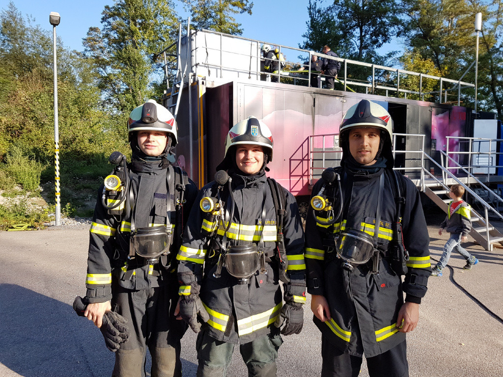 Übung im Brandcontainer – FF GROSS GERUNGS